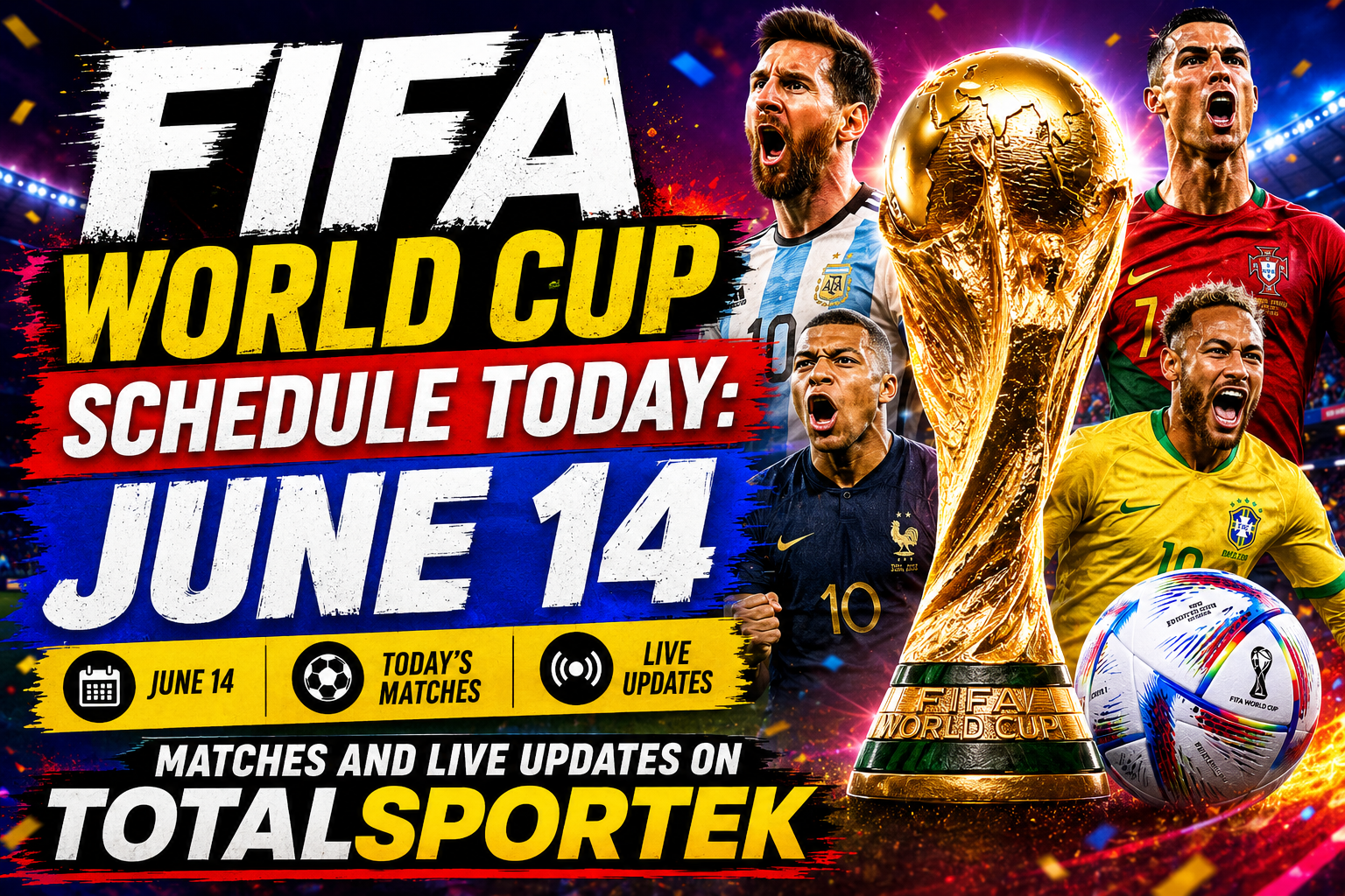 FIFA World Cup Schedule Today: June 14 Matches and Live Updates on ...